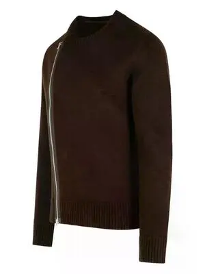 Sacai Zip-detail Wool Sweater