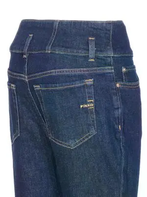 Pinko High-waisted Button Jeans