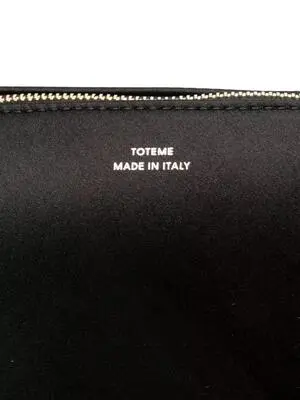 TOTEME Bevel Zip Shoulder Bag - Black