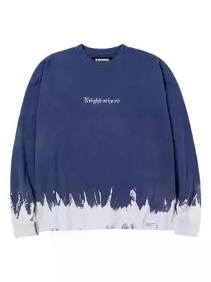 NEIGHBORHOOD Dip-dye Long-sleeves T-shirt - Blue