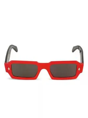 KADOR Geometric Sunglasses - Red