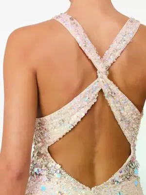 Jenny Packham Sequin Embellished Mini Dress
