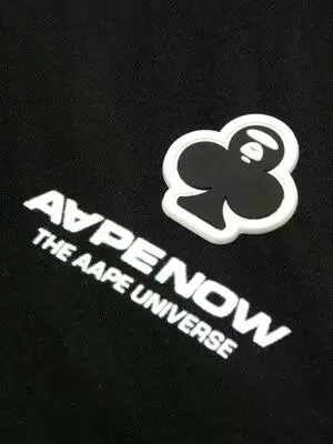 AAPE BY *A BATHING APE Logo-detailed Hoodie - Black