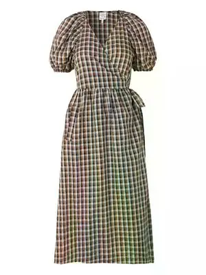 Baum Und Pferdgarten Gingham Midi Dress