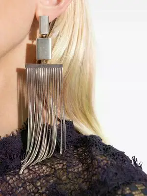 Isabel Marant Étoile Square Fringe Earrings