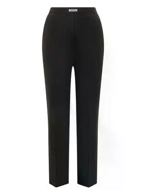 MSGM Logo Waistband Trousers