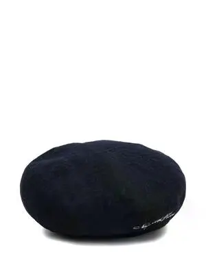 NEIGHBORHOOD Embroidered Cotton-blend Beret - Blue