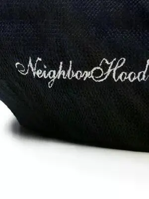 NEIGHBORHOOD Embroidered Cotton-blend Beret - Blue