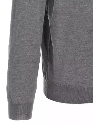 ZANONE Long-cuffed Polo Shirt - Grey
