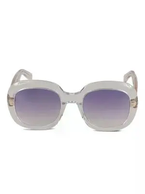 KADOR Brigitte Rounded-frame Sunglasses - Grey