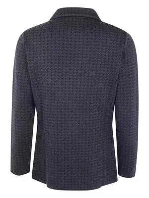 LARDINI Houndstooth Three-button Jacket