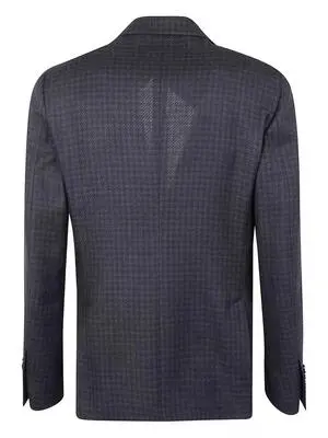 LARDINI Houndstooth-pattern Blazer