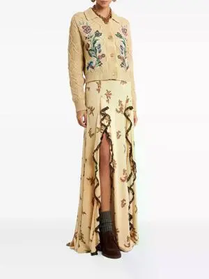 Etro Floral-print Maxi Skirt