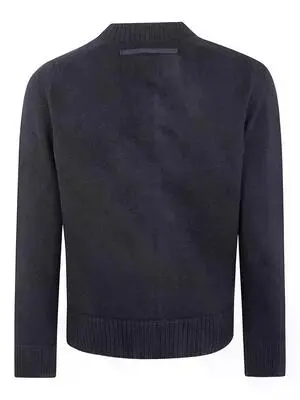 Sacai Zip-front Wool Cardigan