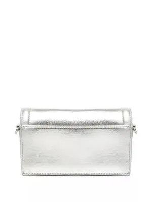 V°73 Metallic-effect Flap Shoulder Bag