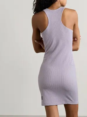 On All-day Ribbed Recycled Stretch Mini Dress