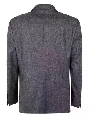 Tagliatore Notched Single-breasted Wool Suit - Grey