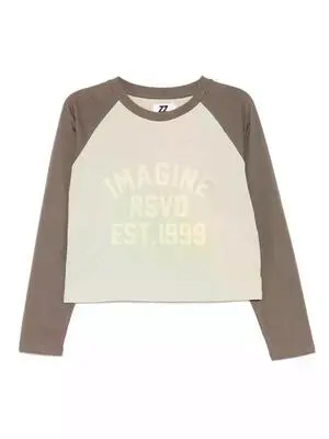 Izzue Slogan-print Cotton T-shirt - Neutrals