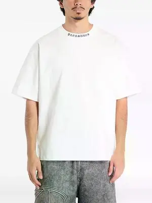 PLEASURES Logo-neck T-shirt