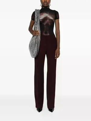 MUGLER Pleated Wool Trousers