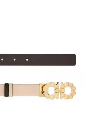 FERRAGAMO Gancini-buckle Reversible Belt - Pink