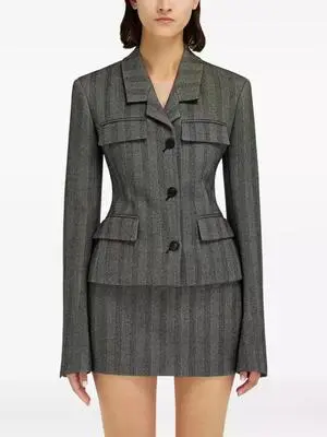 FERRAGAMO Flap-pockets Blazer - Black