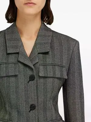 FERRAGAMO Flap-pockets Blazer - Black