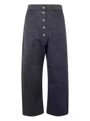 Studio Nicholson Brinson Button-front Patch-pocket Trousers