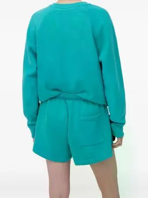 SPORTY & RICH Sr Disco Elastic-waistband Pocket Shorts