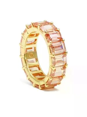 IZABEL DISPLAY Zirconia-embellished Ring - Brown