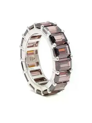 IZABEL DISPLAY Zirconia-embellished Ring - Brown