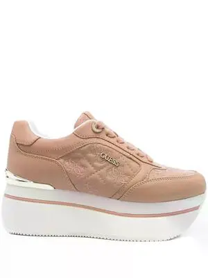Guess Logo-plaque Platform Sneakers