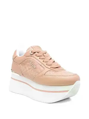 Guess Logo-plaque Platform Sneakers