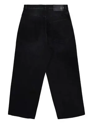 Vetements Anarchy Painted Cropped Jeans