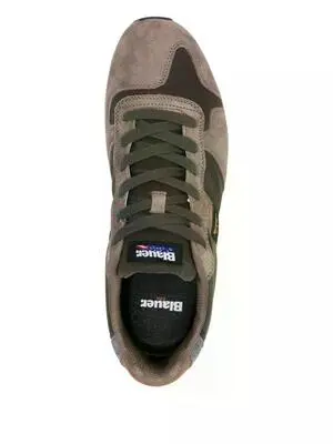 BLAUER. Panelled Suede Sneakers