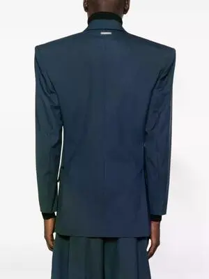 MUGLER Single-breasted Wool Blazer