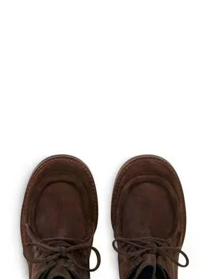 Etro 75mm Suede Lace-up Pumps - Brown