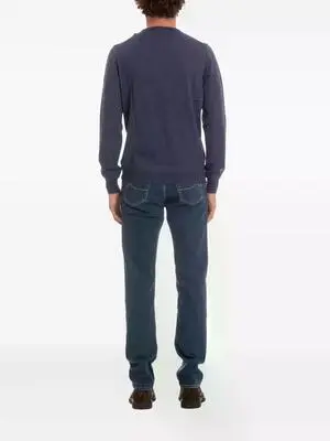 BARBA NAPOLI Round-neck Long-sleeve Sweater