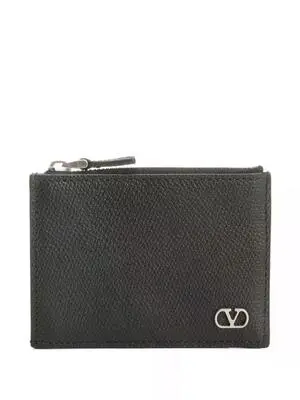 Valentino Garavani Vlogo-signature Wallet - Black