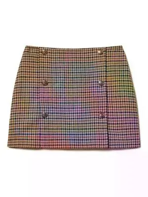 TWINSET Checked Mini Skirt