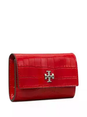 Tory Burch Kira Croc-embossed Flap Wallet