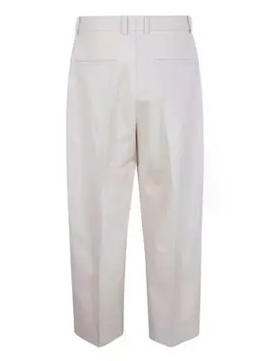 Studio Nicholson Pleated Cotton Straight-leg Trousers