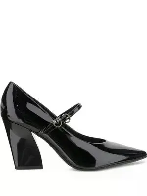 Pinko 80mm Pointed-toe Buckle Pumps
