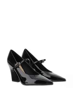 Pinko 80mm Pointed-toe Buckle Pumps