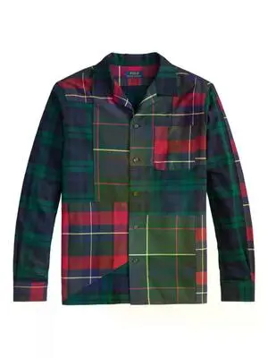 Ralph Lauren Plaid-pattern Patchwork Shirt - Green
