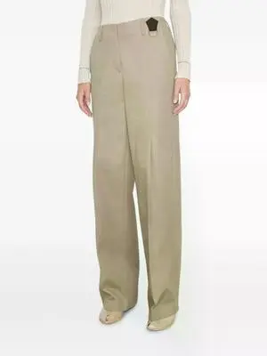 Tory Burch Distressed Cotton Trousers