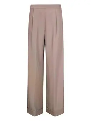 STEFANO MORTARI Pleated Cuffed Trousers