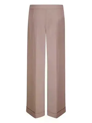 STEFANO MORTARI Pleated Cuffed Trousers