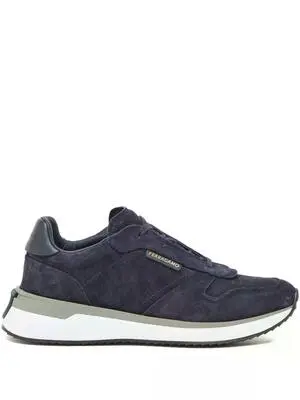 FERRAGAMO Low-top Suede Sneakers