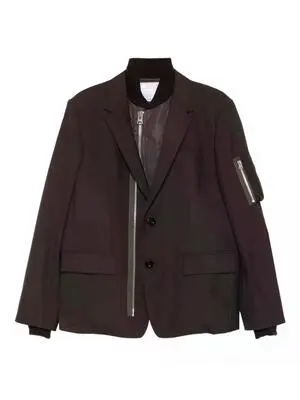 Sacai Zip-detail Blazer